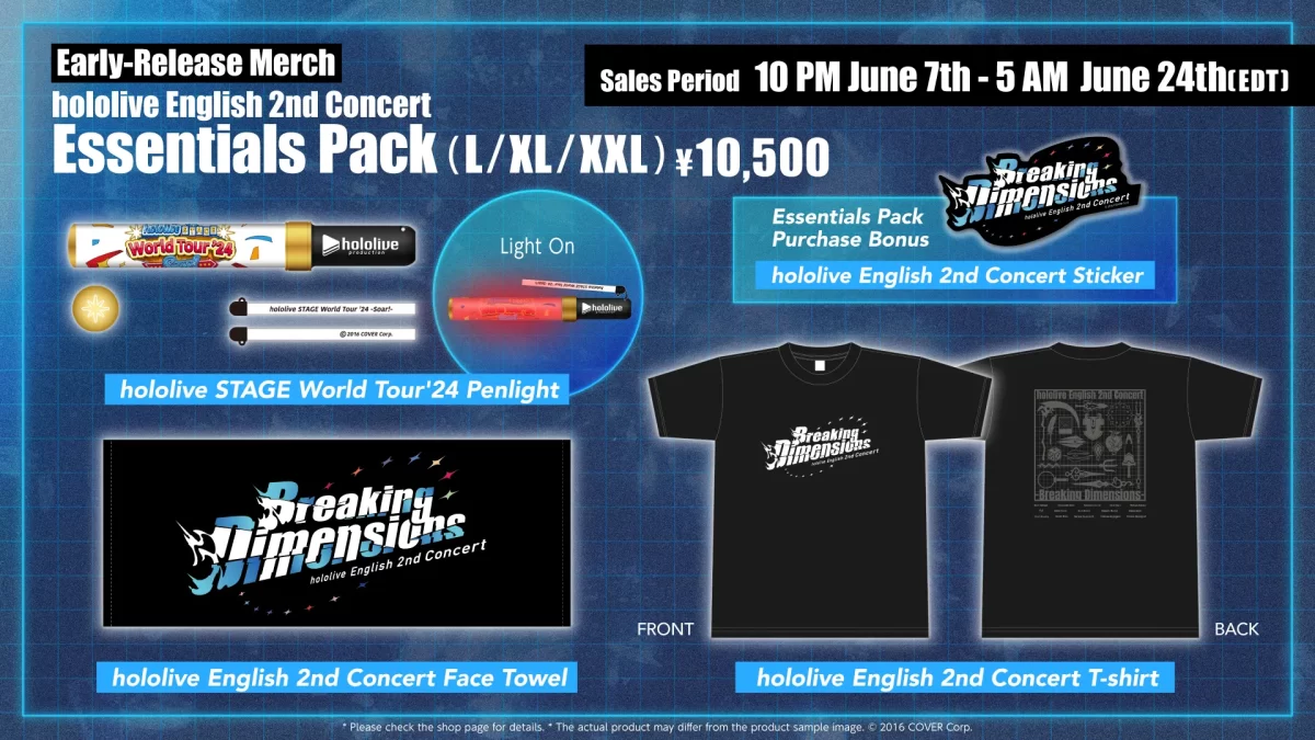 MERCH | hololive English 2nd Concert -Breaking Dimensions-｜hololive ...